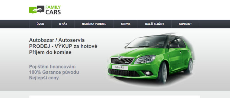 AUTOBAZAR – FAMILY CARS – RECENZE.TOP